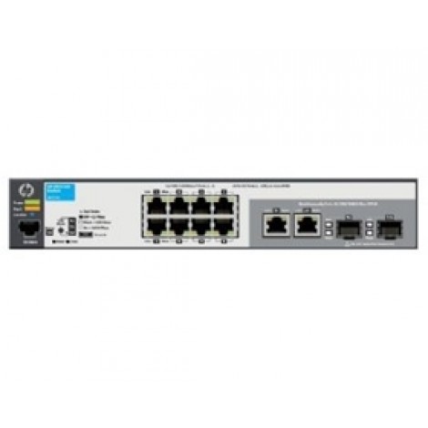 Hp 2530-8g Switch, Layer 2, 8x Gig + 2 X Sfp Ports, Managed, Life Wty J9777a