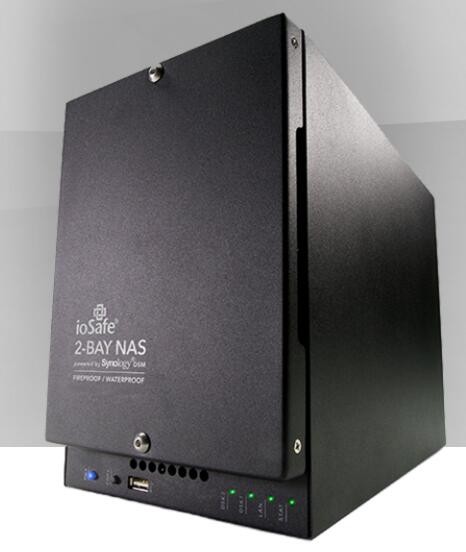 Iosafe 218 Diskless Nas - Two Bay Fireproof/ Waterproof Nas Device With ...