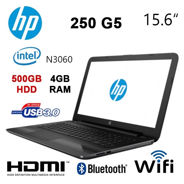Hp W5t31pt, G5 250 Intel Celeron N3060 1.60ghz Dual Core Processor, 15. ...