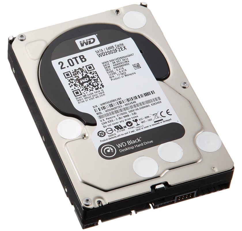 Western Digital Wd2003fzex Wd Black 2 Tb Sata 6 Gb/ S/ 64 Mb/ 7200 Rpm
