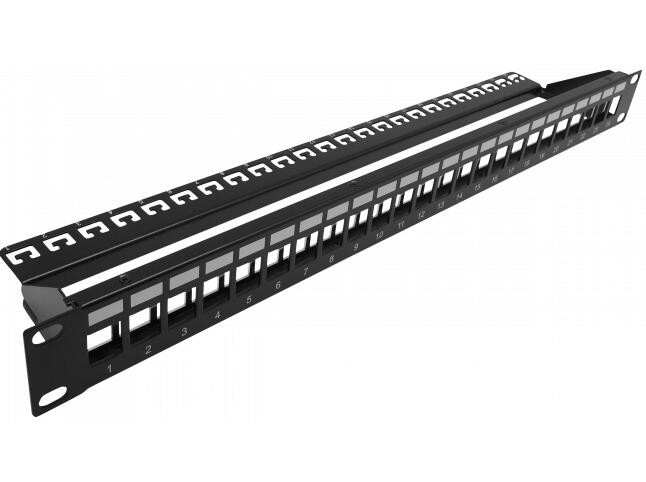 4cabling 1ru 24 Port Ftp Patch Panel - Unloaded