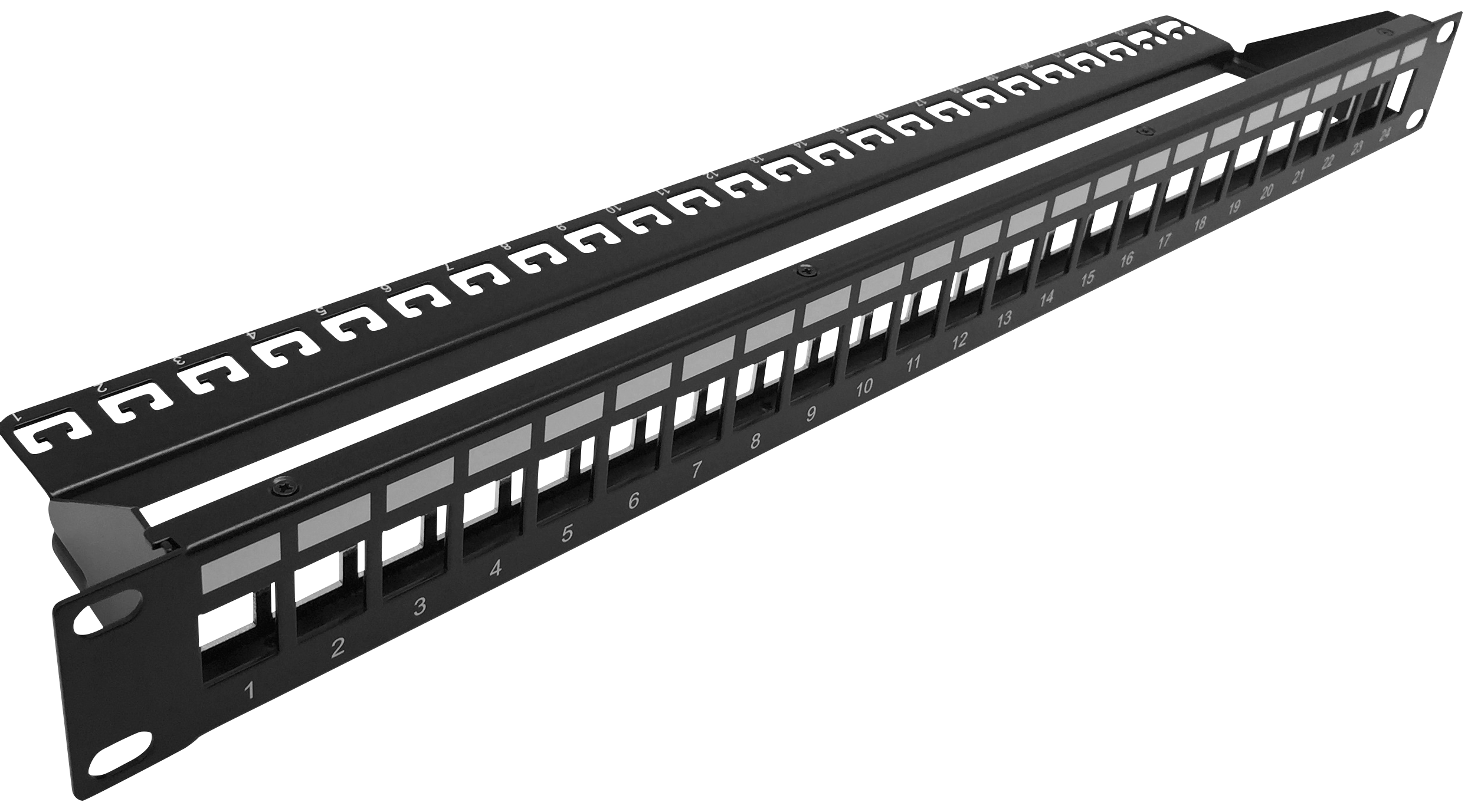 4cabling 1ru 24 Port Ftp Patch Panel - Unloaded