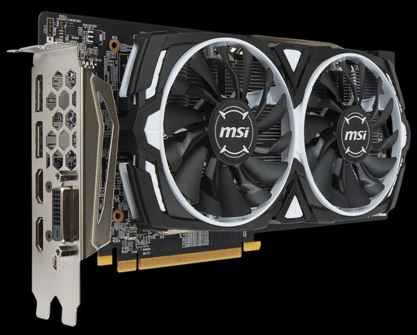 Msi Amd Radeon Rx 580 Armor 8g Oc Graphic Card Gddr5 256bit Dx12 ...