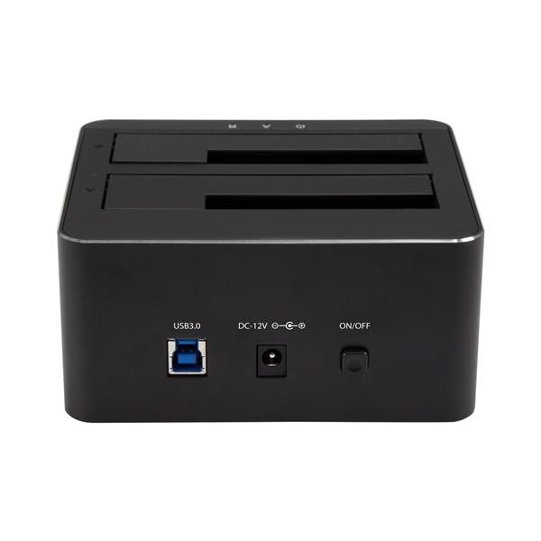 Startech Dual Bay Sata Hdd Docking Station For 2.5/3.5in Ssds/hdds ...