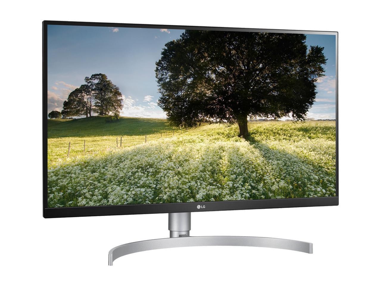 Lg 27" Ips 5ms 4k 3840x2160 Hdr10 Freesync 3-side Borderless Monitor W ...