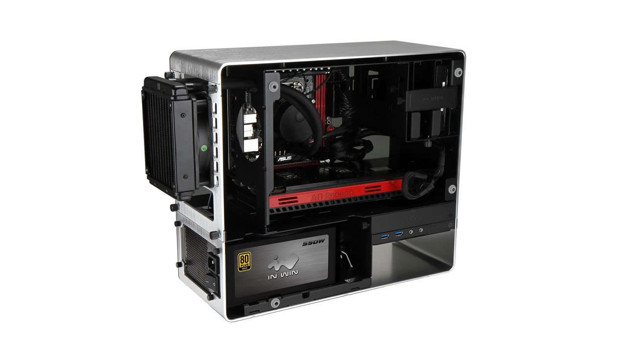 In Win Chopin Mini-itx Black Chassis, 150w 80+ Bronze Psu, 2 X 2.5inch ...