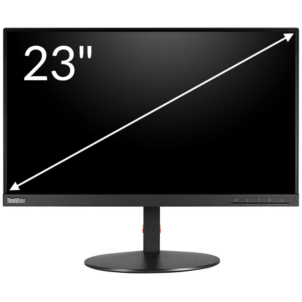 Lenovo T23i-10 23in Monitor Wide Led Ips(16:9) Vga-dp-hdmi(1920 X 1080 ...