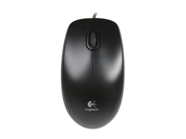 Logitech Mouse: B100 Optical Usb - Black M-u0026 910-001439
