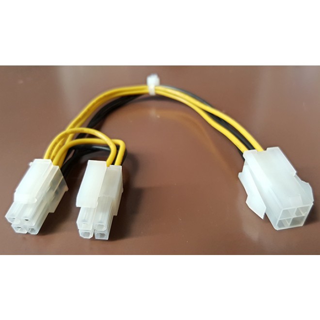 Cpu 12v 4-pin To 8-pin (4-pin X2) Adapter Acbcpu12v4pin