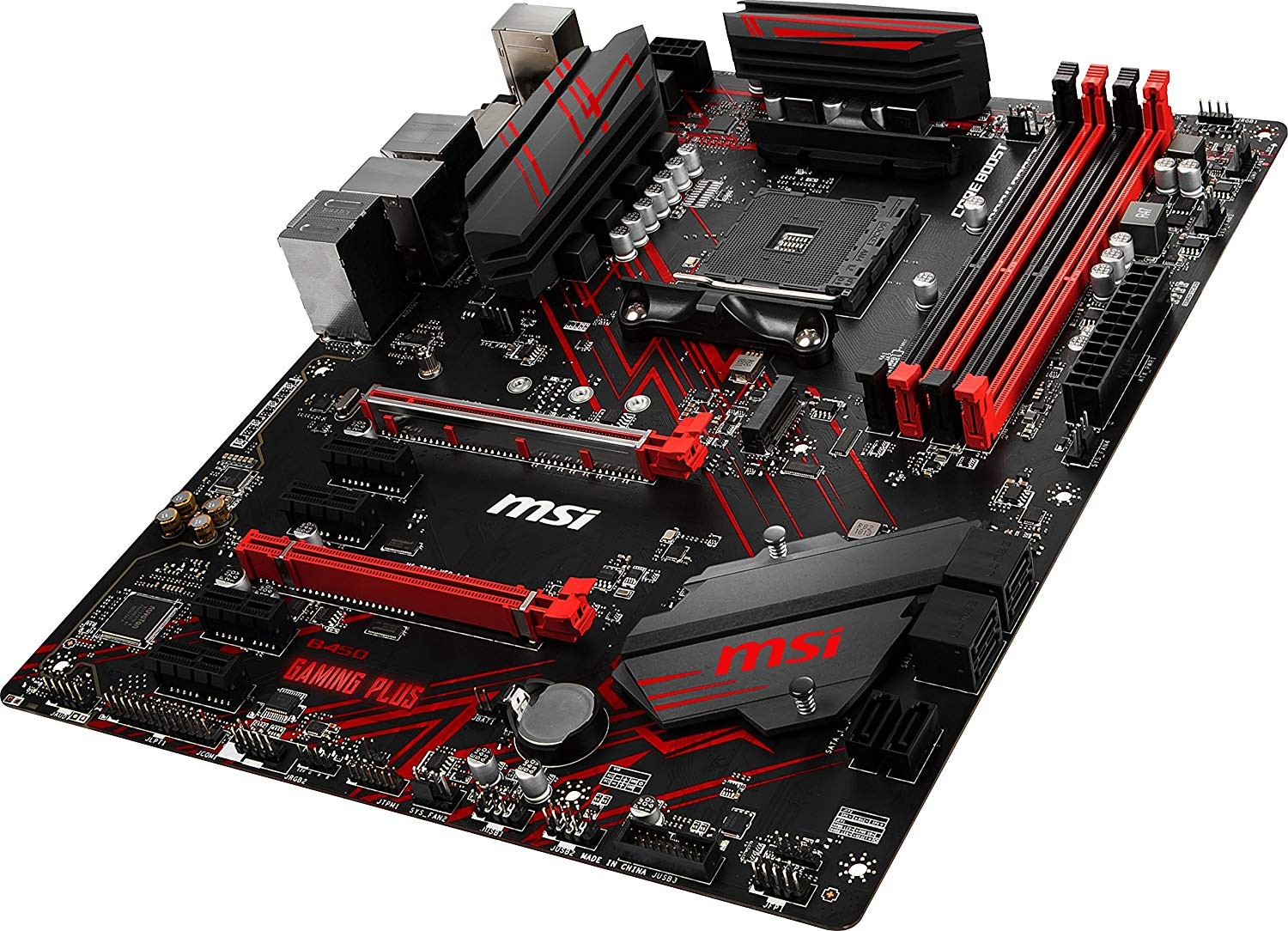 Msi B450 Gaming Plus Am4 Ryzen Atx Motherboard 4x Ddr4 6x Pcie 1xturbo ...