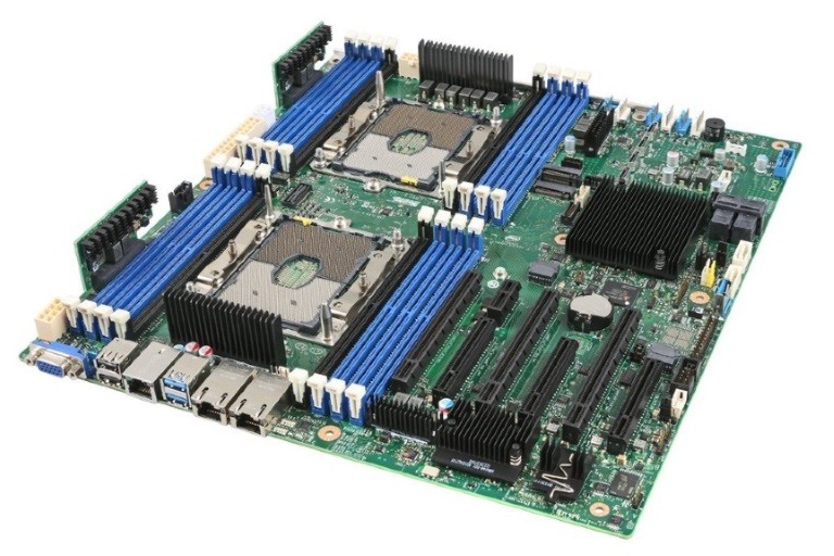 Intel S2600stb Server Motherboard Dual Lga3467 C624 Chipset 16 X Dimm 2 X 10gbe Pcie X 16 Ssi