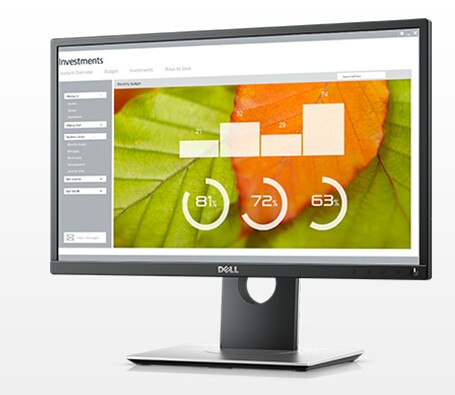 DELL P2217H - 54.6cm (21.5) LED 8ms 1920x1080 16:9 1000:1 DVI DP Black ...