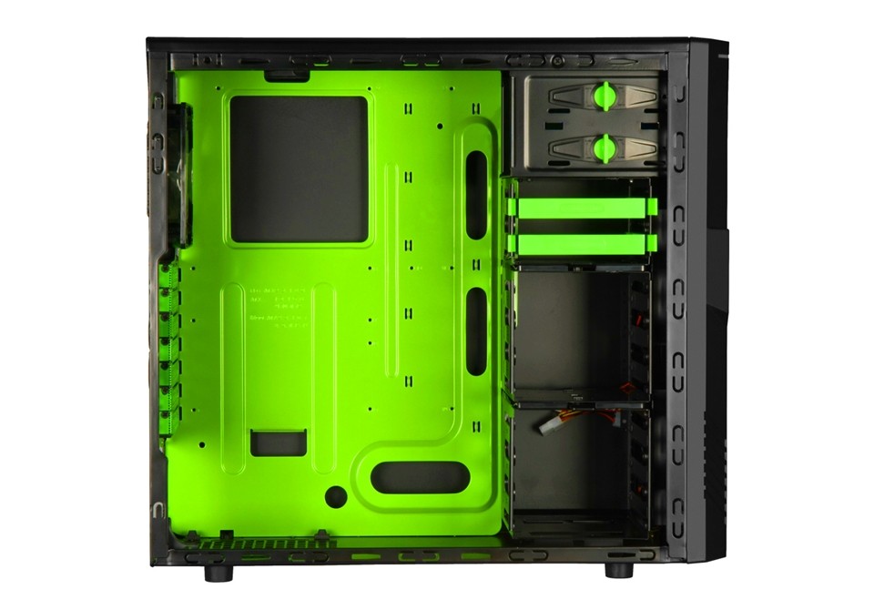 Sharkoon Atx Case 2x 5.25" Drive Bays (external), 6x 3.5" Bays For Hdds ...