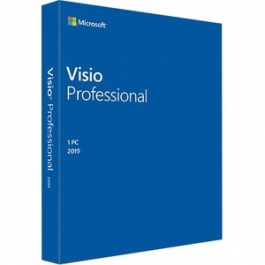Microsoft Visio Pro 2019 Retail Box Medialess D87-07432