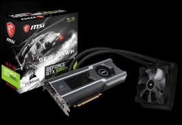 MSI NVIDIA GEFORCE GTX 1080 TI SEA HAWK X 11G GRAPHIC CARD DDR5X 352 ...