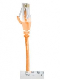 4Cabling 2.5m Cat 6 RJ45 RJ45 Ultra Thin LSZH Network Cables: Orange ...