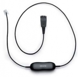 Jabra Connection Cord, Qd To Rj9, Straight, With 8-position Switch ...