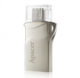 Apacer Ah173 8gb Silver Hybrid Mobile Usb Flash Drive. Micro Usb+usb ...
