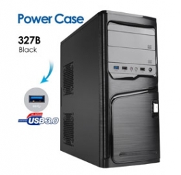Powercase 327b Atx Case With 1x Usb 3.0/ 2 X Usb2.0, Hd Audio (no Psu ...