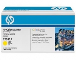 Hp Laserjet Cm4540 Mfp Yellow Toner Cartridge Cf032a