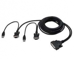 Belkin Dual Port Usb Octopus Cable - 6ft (1.8m) F1d9401-06