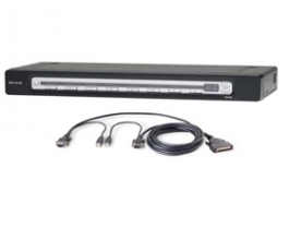 Belkin 8-Port Pro 3 KVM Switch with OSD, PS/ 2 & USB in, PS/ 2 & USB ...
