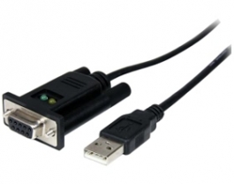 Startech 1 Port Usb To Null Modem Rs232 Db9 Serial Dce Adapter Cable ...