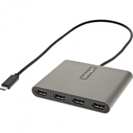 Startech.Com USB C to 4 HDMI Adapter - External Video/Graphics Card ...