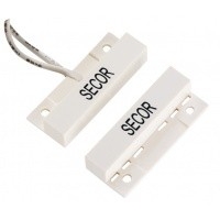 SECOR MINI SURFACE MOUNT REED SWITCH DOUBLE SIDED STICKER WHITE 1YR WSS14