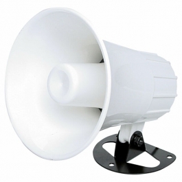 DAS S3808 MINI PLASTIC HORN SPEAKER 10W 1YR 8 OHM S3808