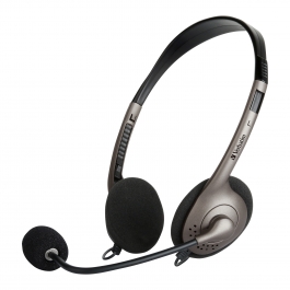 Verbatim Multimedia Headset with Boom Mic, Volume Control, USB ...
