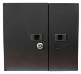 Lockable 2 Door FOBOT Wall Enclosure | Up to 48 Fibres (48 x LC or 24 x ...
