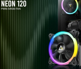 Antec Neon 12 ARGB with Full Spectrum ARGB and efficient cooling ...