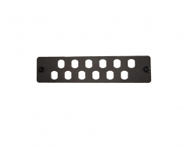 12 Port ST Simplex FOBOT Faceplate suitable for 015.004.0026 & 015.004. ...