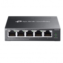 TP-Link ES205GP Omada 5-Port Gigabit Easy Managed Switch with 4-Port ...