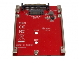 STARTECH.COM M.2 TO U.2 ADAPTER, FOR M.2 PCIE NVMe SSD, 2YR (U2M2E125)