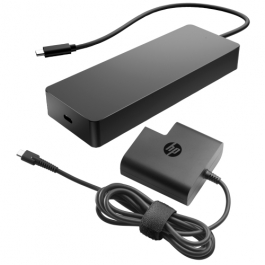 HP Universal USB-C Multiport Hub + HP 65W USB-C POWER ADAPTER Bundle ...