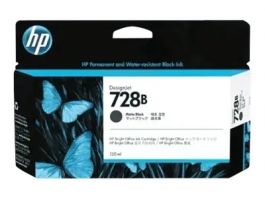 HP 728B 130ML MATTE BLACK DESIGNJET INK - T730 / T830 3WX26A