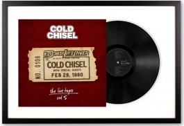 Vinyl Album Art Framed Cold Chisel the Live Tapes Vol 5 - Live at the ...