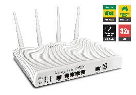 Draytek Vigor2862vac Multi Wan Firewall Router Vdsl2/ Adsl2+ Gigabit 3g ...