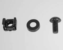 Cyberpower Cra60001 M6 Cage Nut And Screw Hardware (m6), 50 Per Pack ...