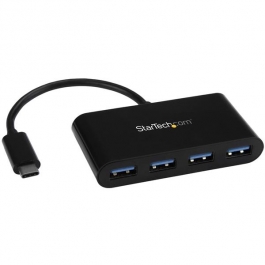 Startech 4 Port Usb 3.0 Hub - Usb-c To 4x Usb-a - Bus Powered - Usb-c ...
