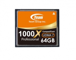 Team Group Memory Card Compact Flash Cf 64gb, 1000x, 80mb/s Write ...