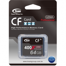 Team Group Memory Card Compact Flash Cf 64gb, 400x, 55mb/s Write ...