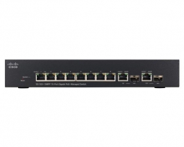 Cisco Sg 350 8-port Gigabit Managed Switch 8 Poe+ Ports 128 Watts 2 Gbe ...