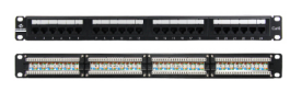 Linkbasic 24 Port Cat6a Utp Patch Panel Rack Mount Pna24-uc6a