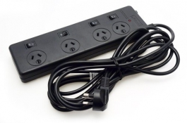 Jackson 4 Way Individually Switched Power Board With 5m Lead Pt0872