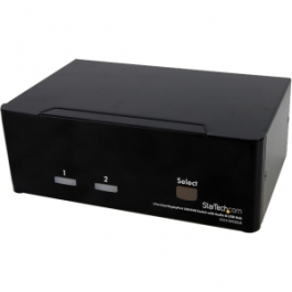 Startech 2 Port Dual Displayport Usb Kvm Switch With Audio & Usb 2.0 ...