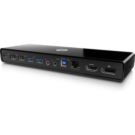 Hp 3005pr Usb 3.0 Port Replicator (y4h06aa) Dual Display Support ...