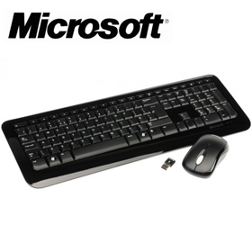 Microsoft Wireless Desktop 800 Keyboard & Mouse Retail Black KBMS-WLDT800